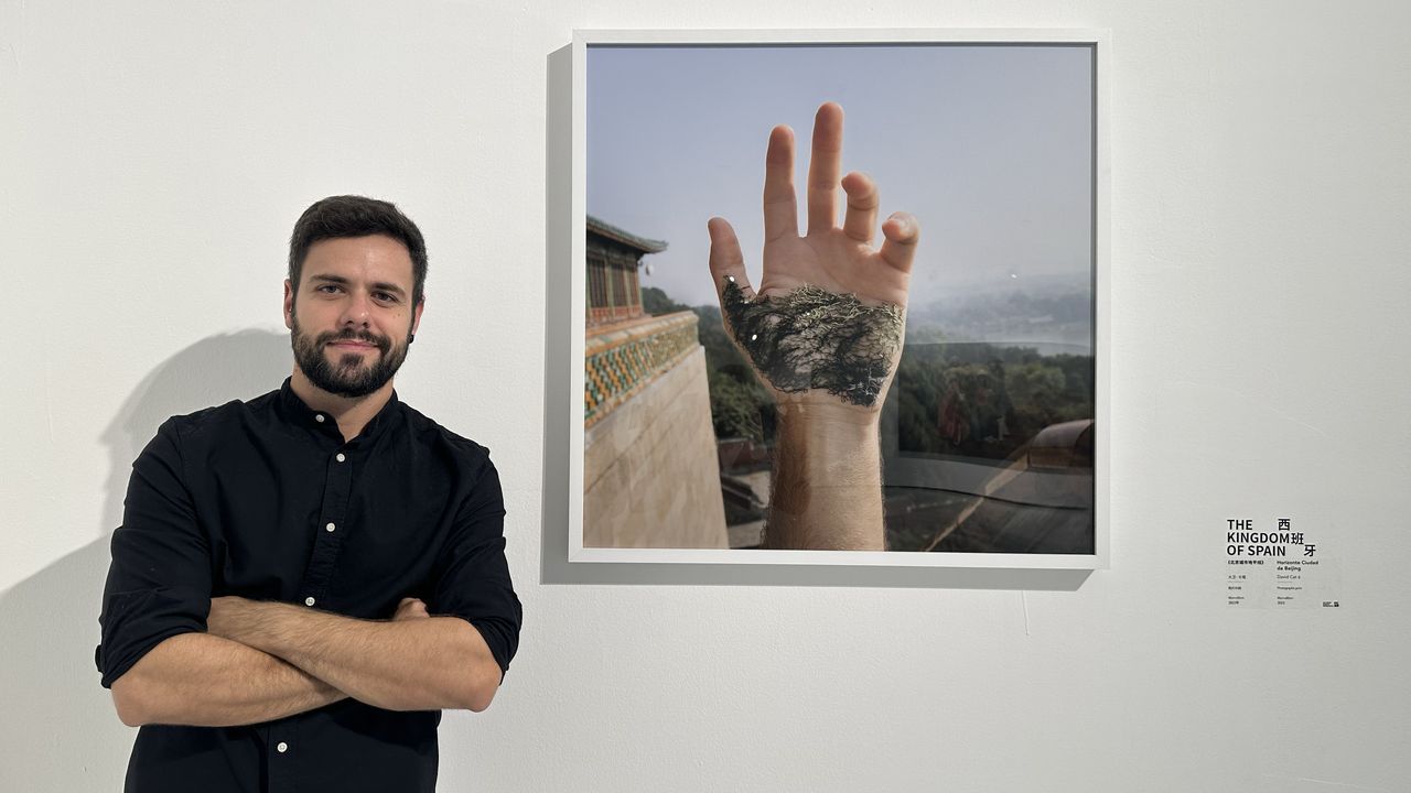David Catá, artista viveirense: «El viaje a China fue muy intenso»