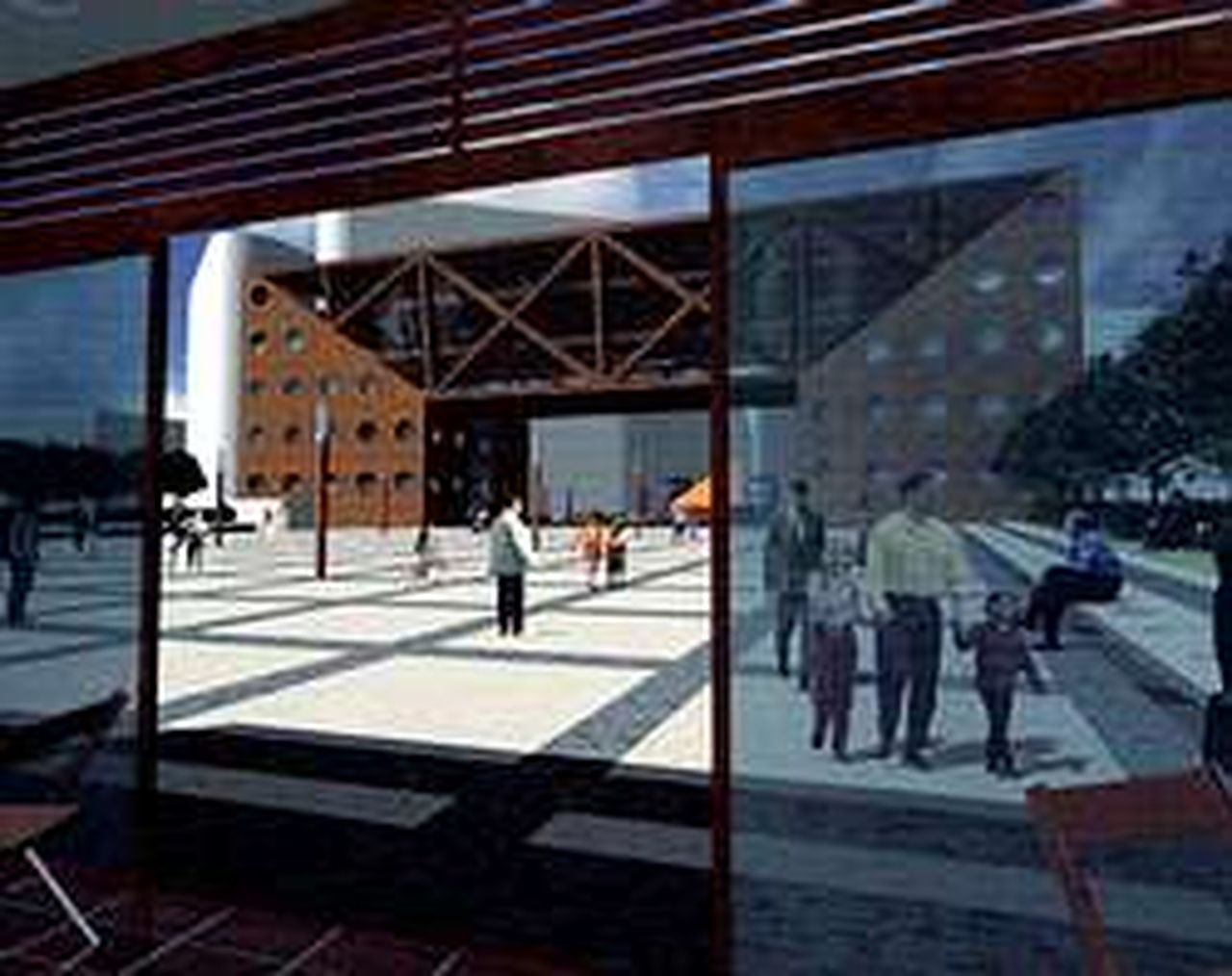 Así se verá el recinto desde la superficie