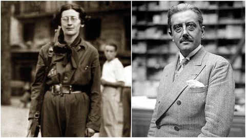 «La columna», la pensadora Simone Weil brigadista en la Guerra Civil ...