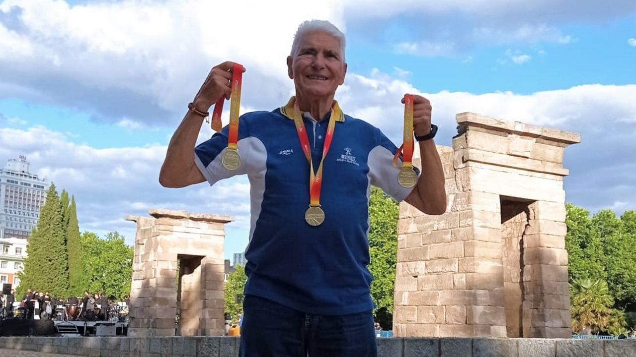 Manuel Paz, atleta de Noia: «Voy para 88 años y mis mejores victorias ...
