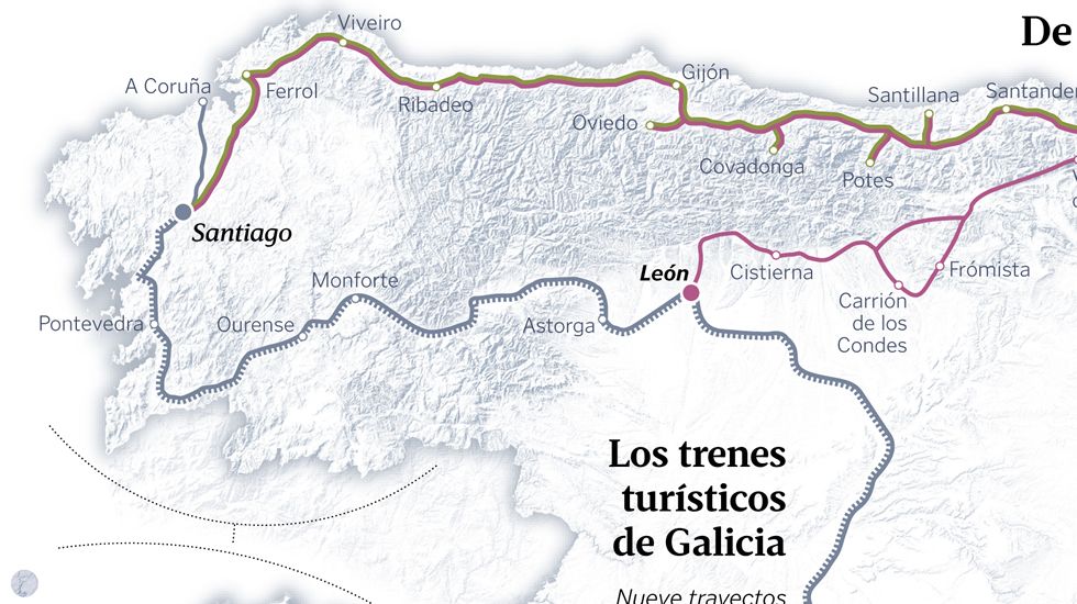 Galicia consolida su oferta turística con cuatro trenes de lujo y 9 ...