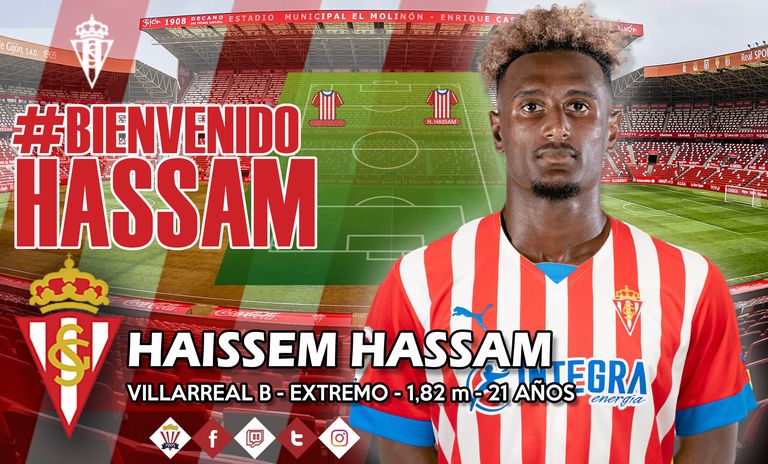Oficial: Haissem Hassan es el nuevo fichaje del Sporting