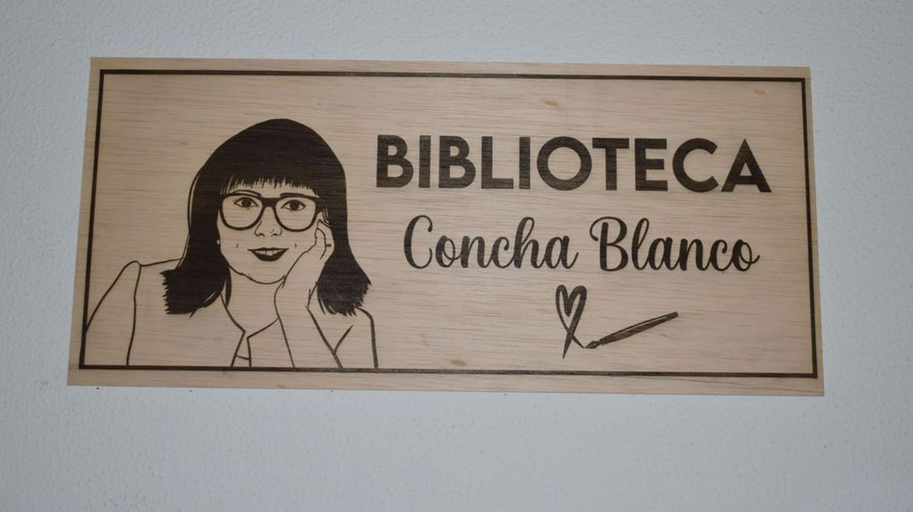 Concha Blanco xa é unha biblioteca