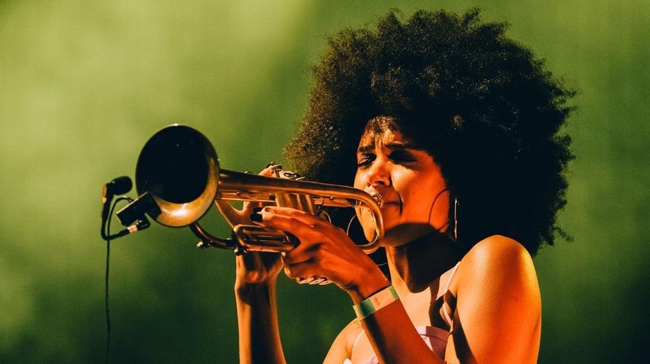 Jéssica Pina, la trompetista portuguesa de Madonna, en el Gaiás