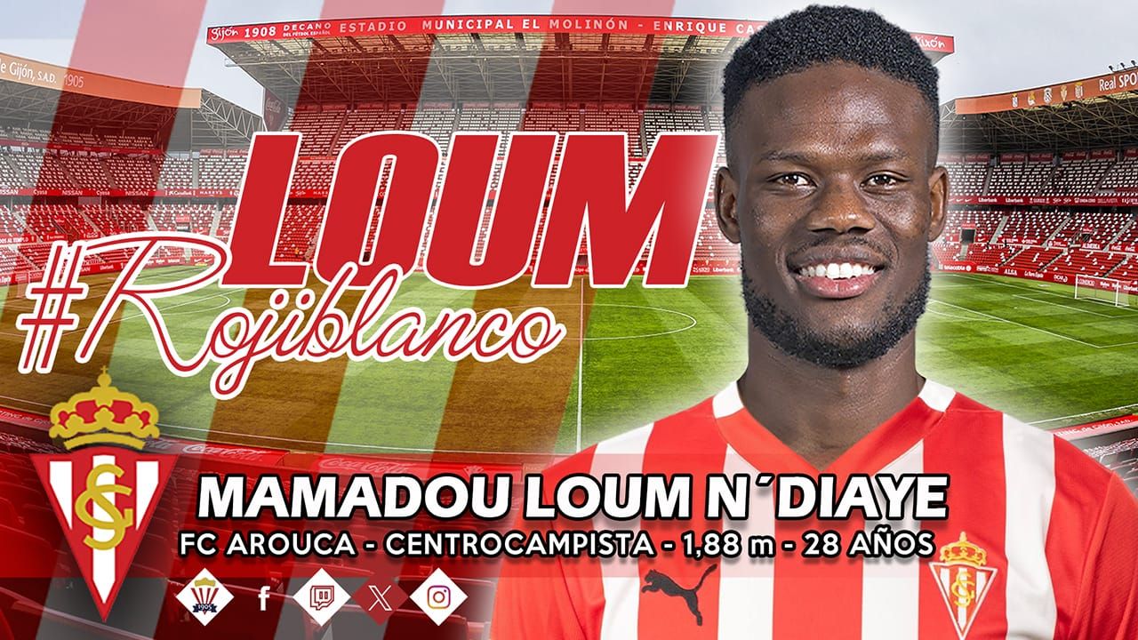 El Sporting pacta el fichaje de Loum para reforzar el mediocampo