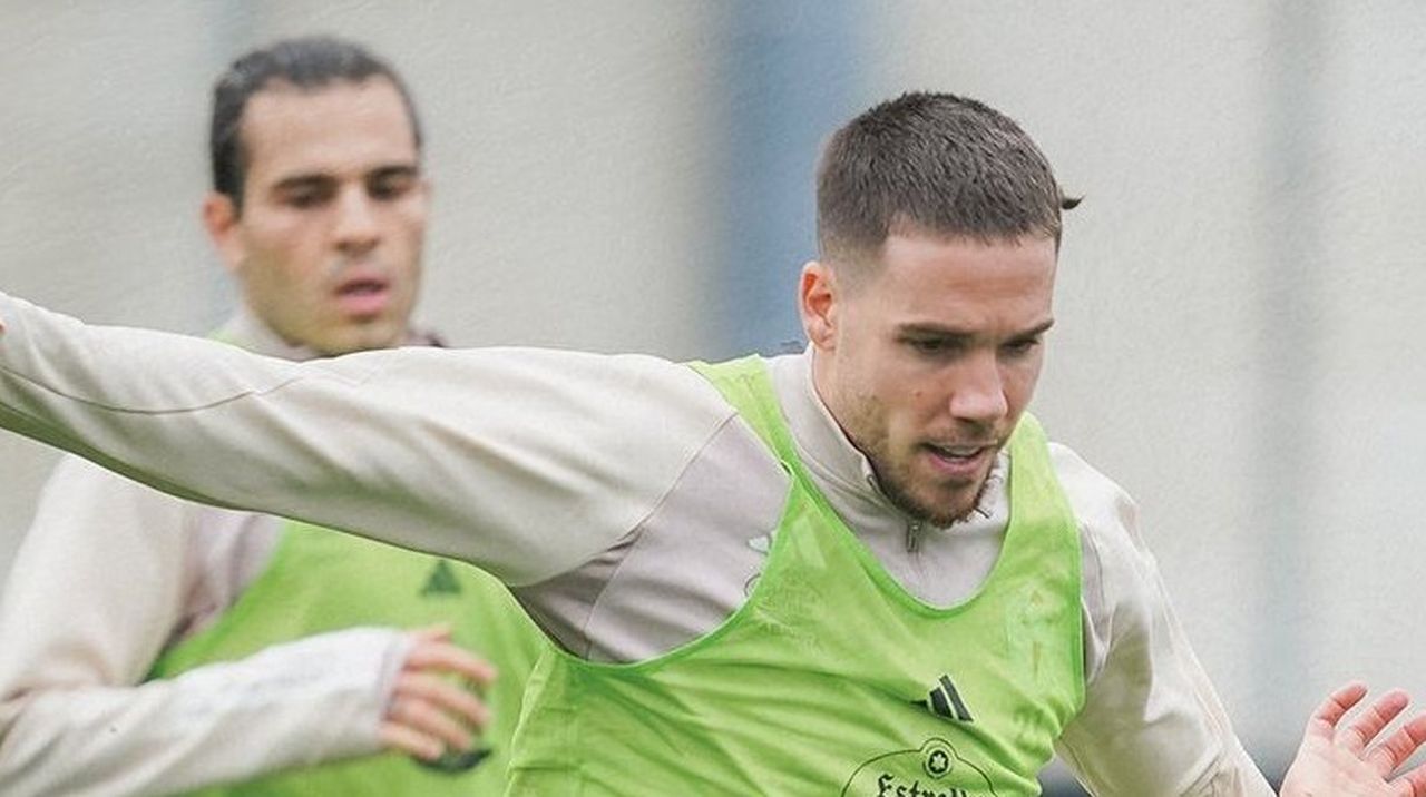 Ristic y Miguel comenzaron el entrenamiento con el grupo