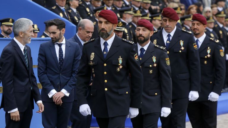 La Policía Nacional rinde homenaje a Galicia durante su acto central ...