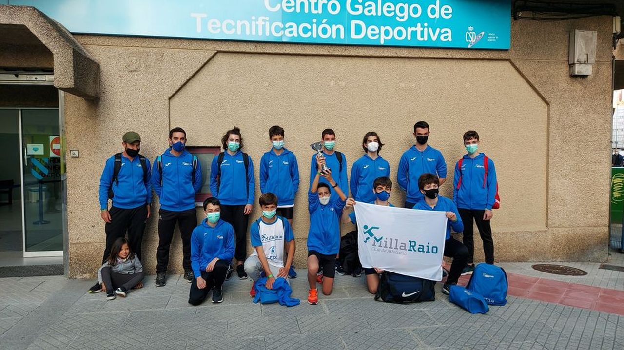 El MillaRaio de atletismo se proclama campeón gallego sub 16