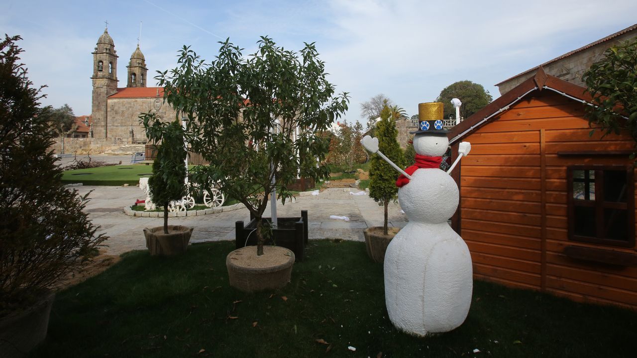 Estampa navideña en Fefiñáns a las puertas de febrero