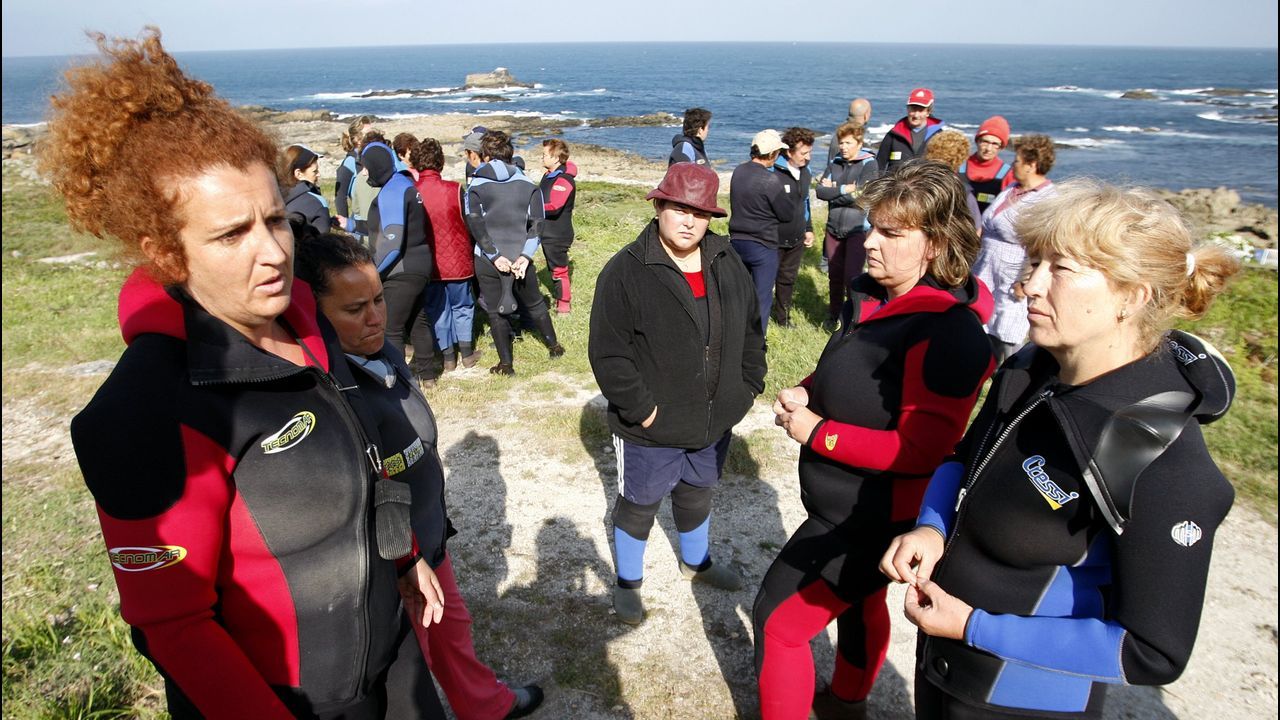 La BBC retrata a las percebeiras de Baiona
