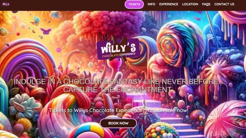 Willy Wonka Experience de Glasgow: el mayor «lo que pides vs. lo que te ...