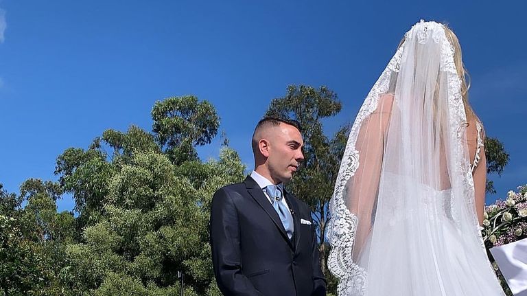 Iago Aspas y Jennifer Rueda ya son marido y mujer