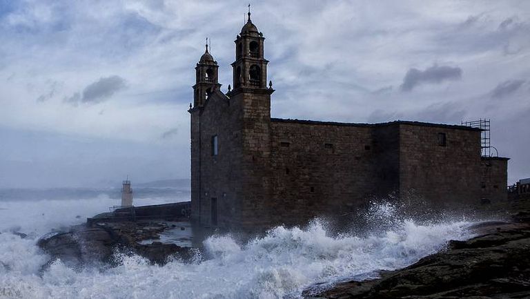 Fuerte temporal en Galicia
