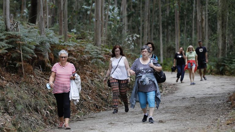 Tirón de As Catedrais y O Fuciño do Porco, con los pases de visita ...