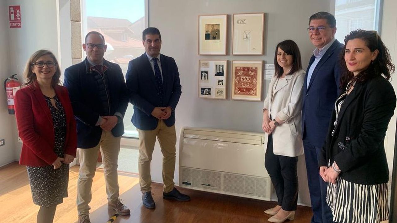 Maceda inauguró «Castelao grafista (facsímile)»