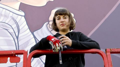 La artista de Ordes Lidia Cao, entre los candidatos al mejor mural del ...