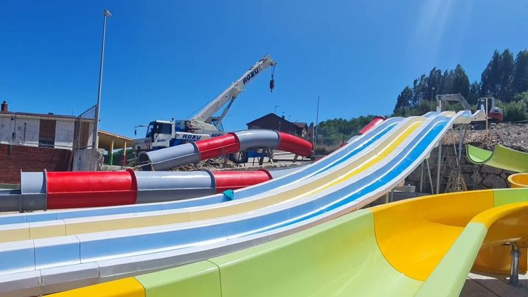 PACO, el primer parque acuático de Asturias, encara su recta final